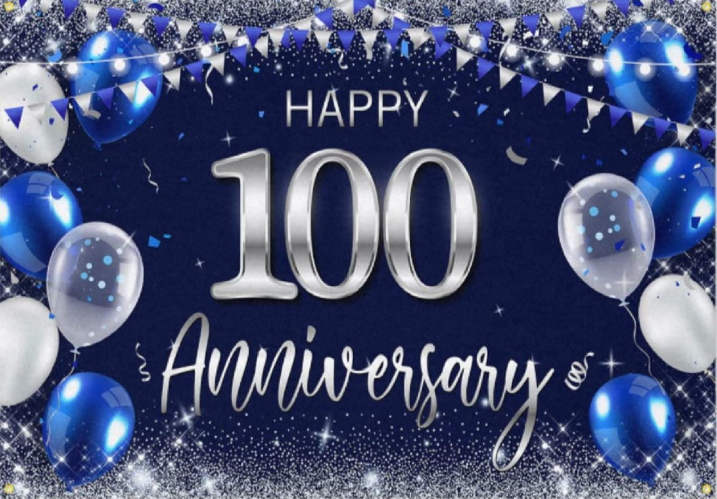 Happy 100th Birthday Background Photo Adult Custom Backdrop Boy ...