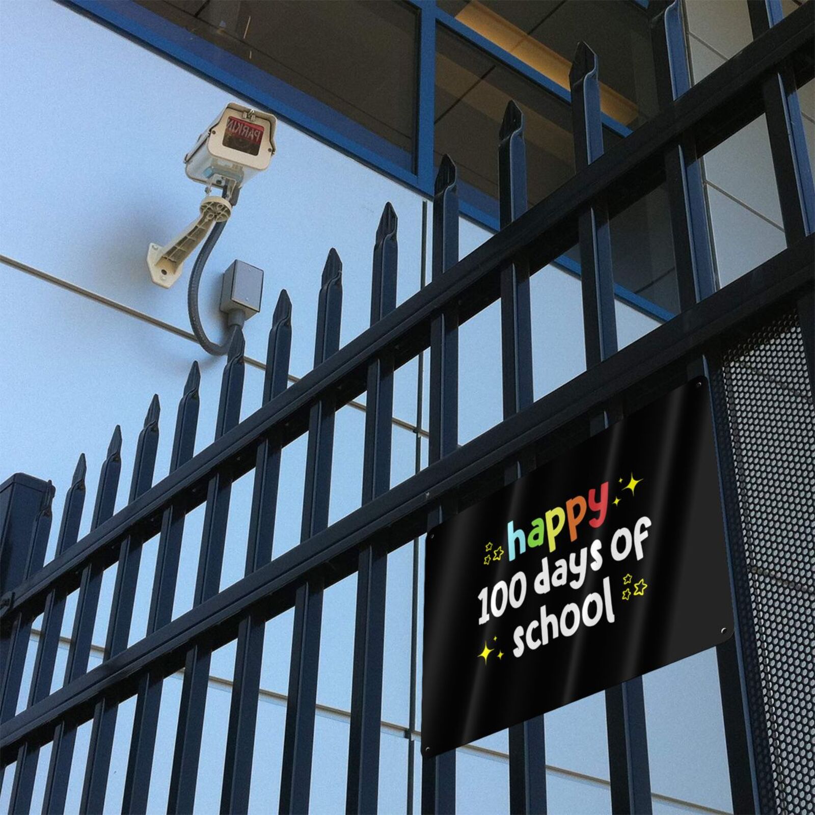 Happy 100th Day Of School Teachers Students Sign 12x8in Indoor Outdoor ...