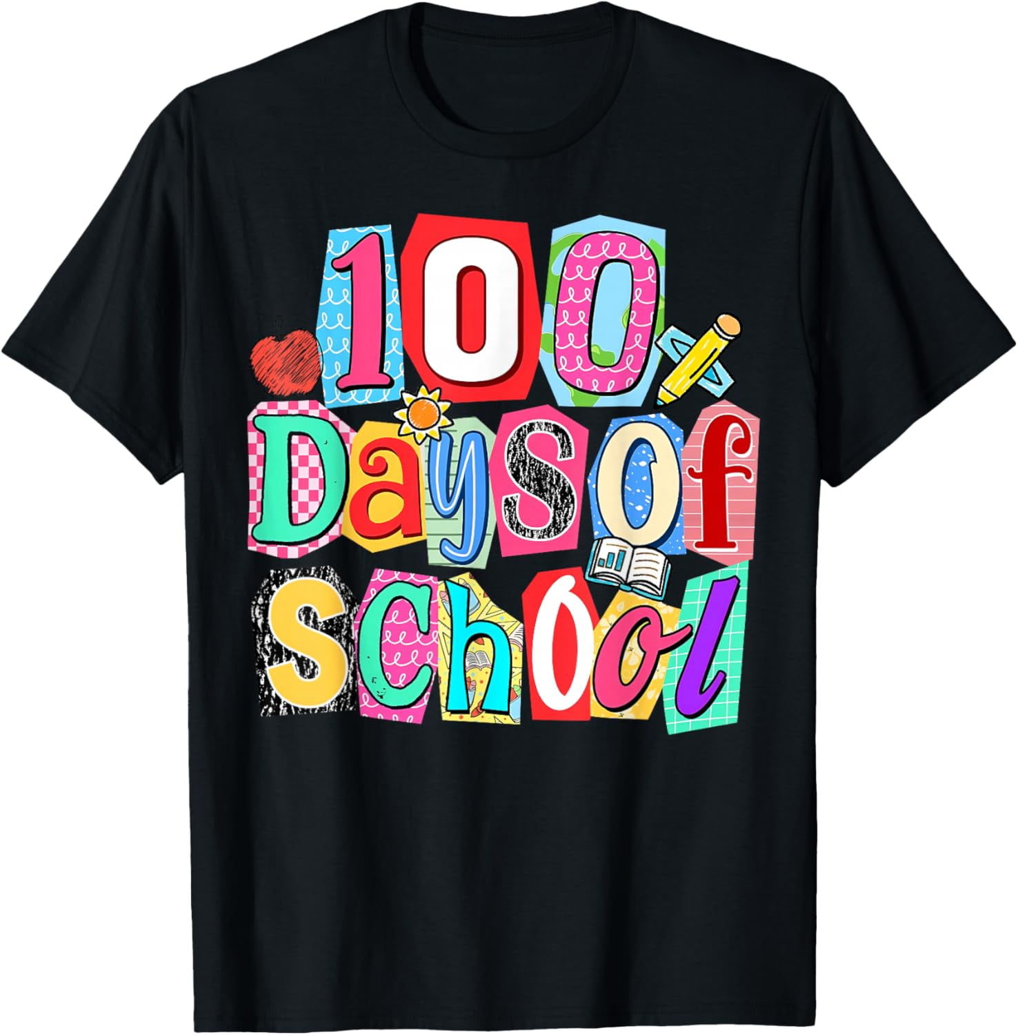 Happy 100th Day of School 100 Days of School Teacher Student Adult T ...