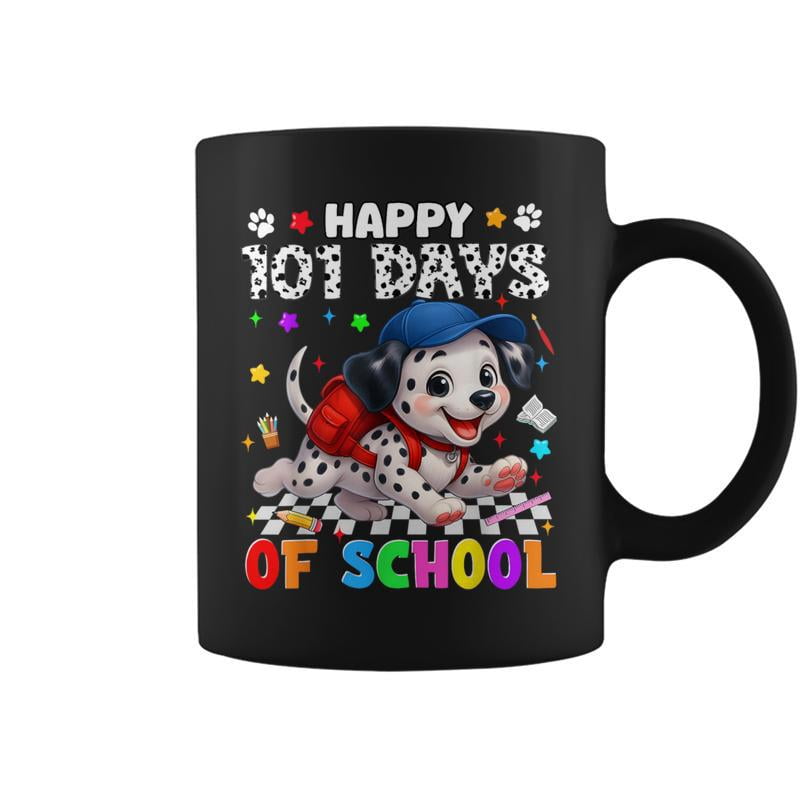Happy 101 Days Of School Dog 100Th Day Teacher Boy Coffee Mugs ...
