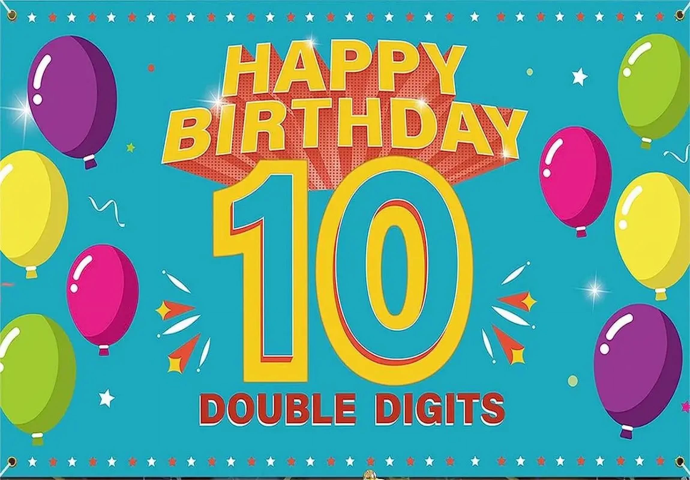 Happy 10th Birthday Princess Schoolring ration Children Background Game ...