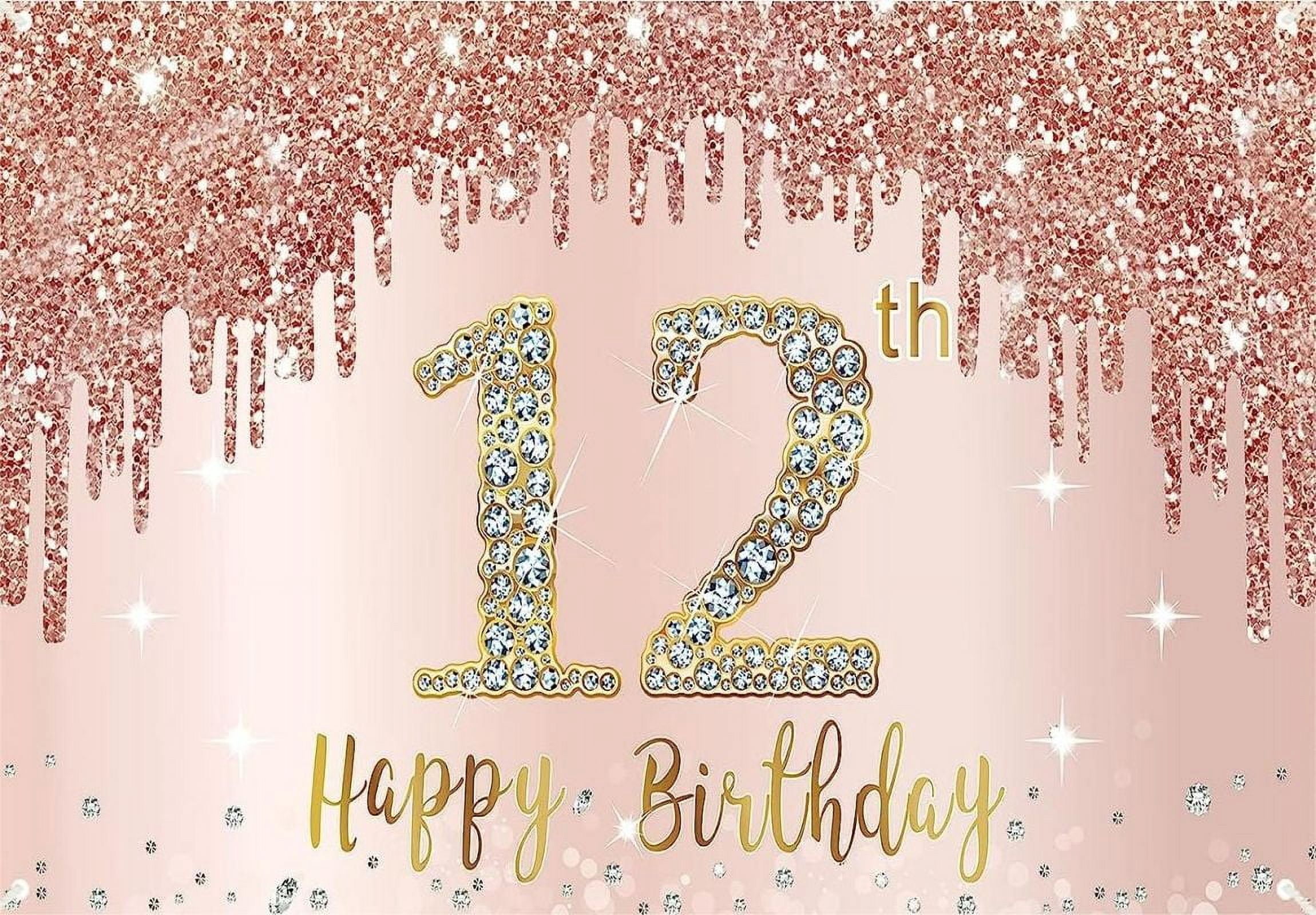 Happy 12th Birthday Background Prince Photography Backdrops Game ...