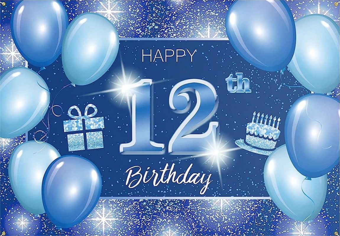 Happy 12th Birthday Background Prince Photography Backdrops Game ...