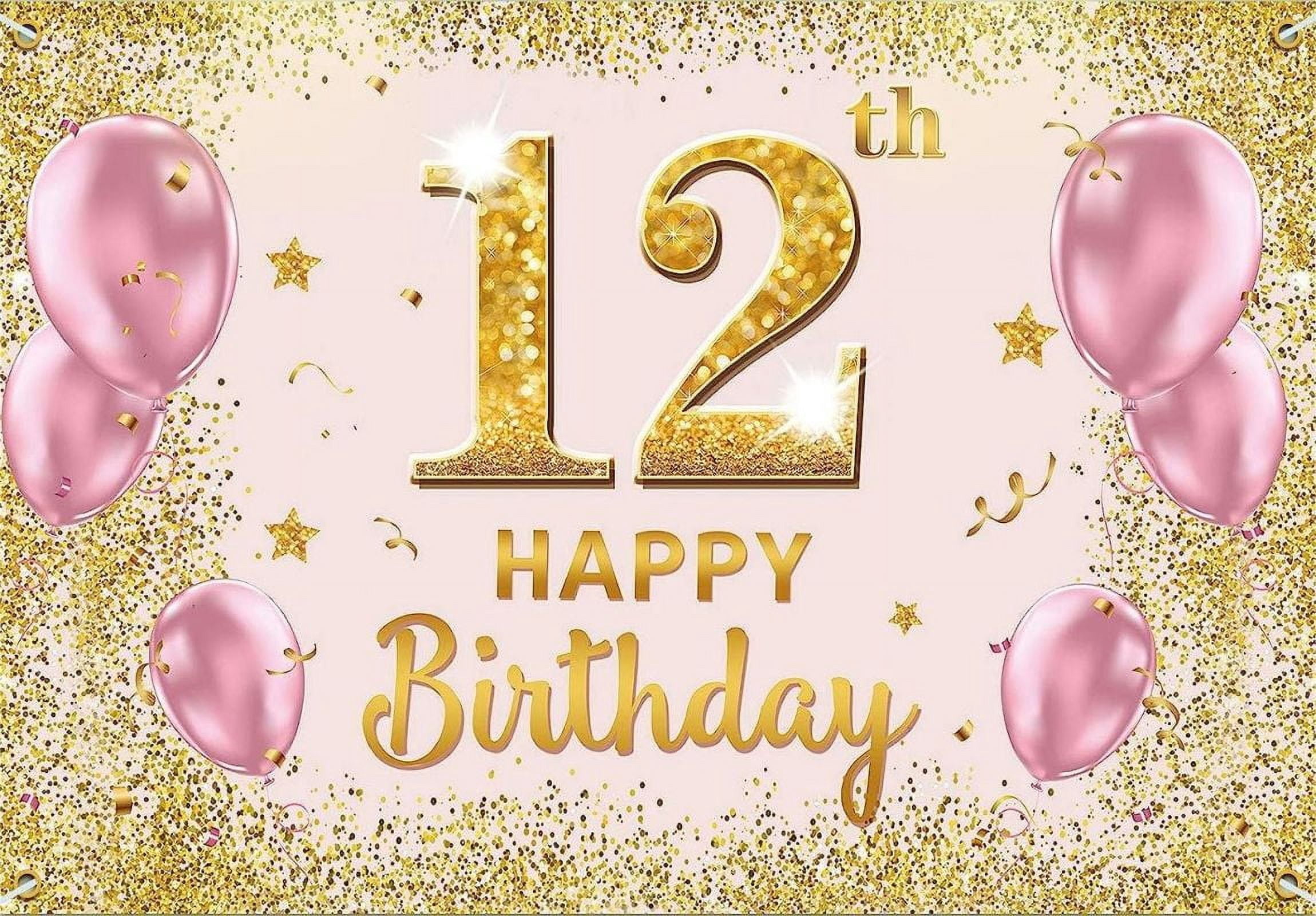 Happy 12th Birthday Background Prince Photography Backdrops Game ...