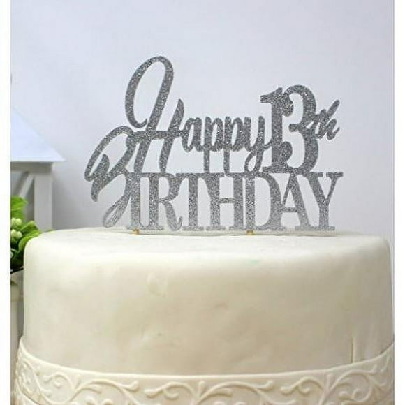 13 Birthday Cake Topper