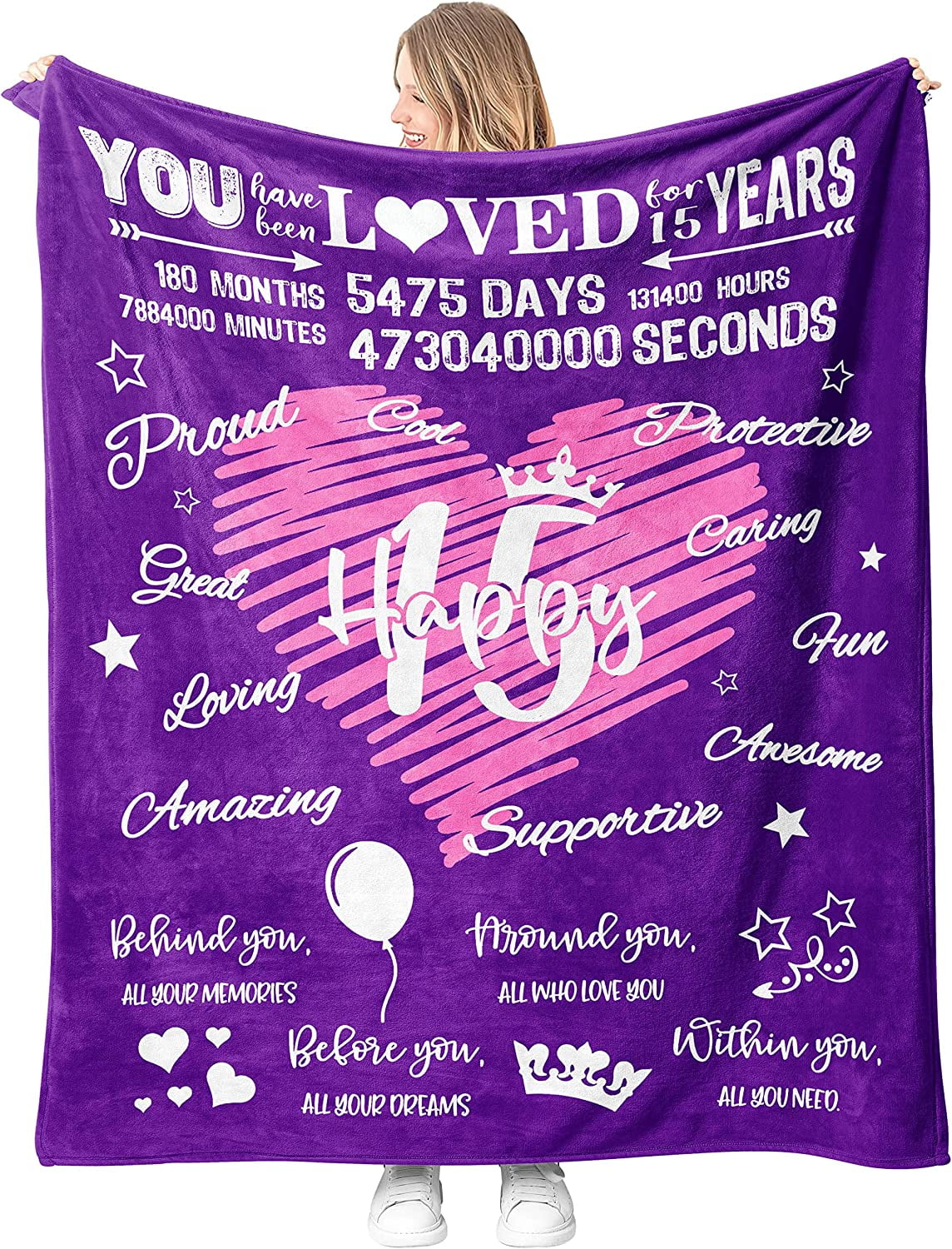 Happy 15th Birthday Gifts for Teen Girls, 15-Year-Old Girl Gifts for ...