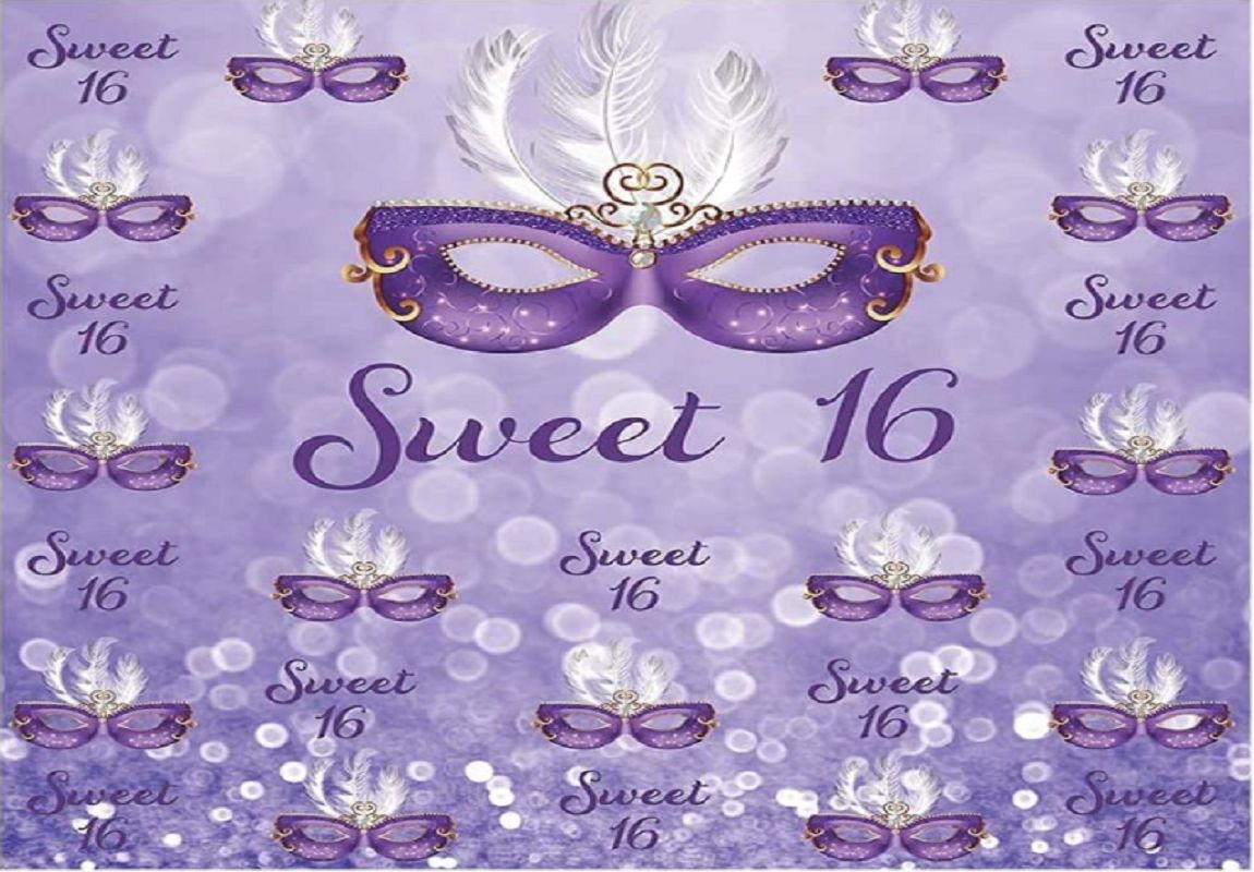 Happy 16th Birthday Background Custom Backdrop Adult Photo Red ...