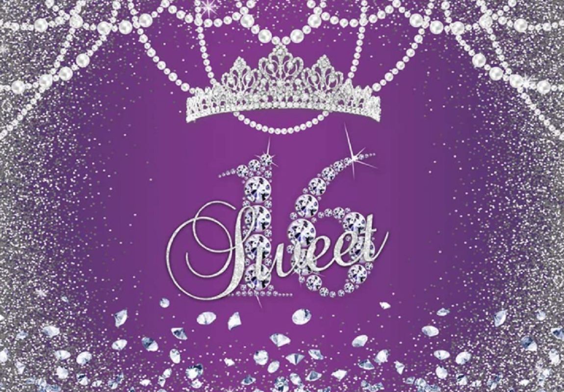 Happy 16th Birthday Background Custom Backdrop Adult Photo Red ...