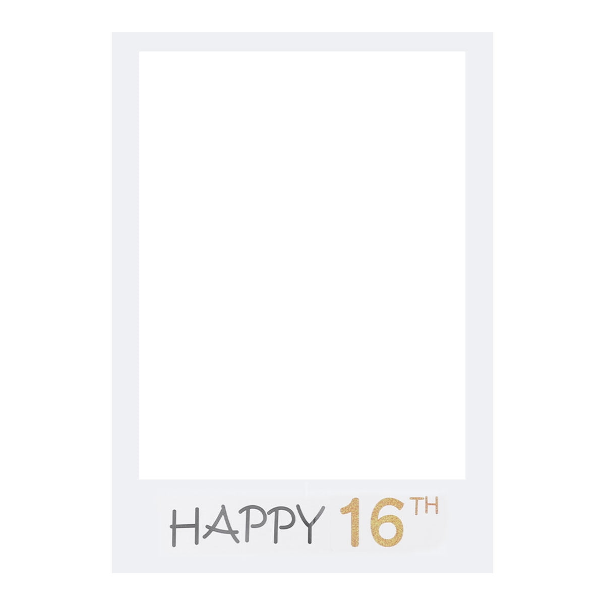 Clispeed Premium Paper Birthday Frame Picture Cutouts for Memorable ...