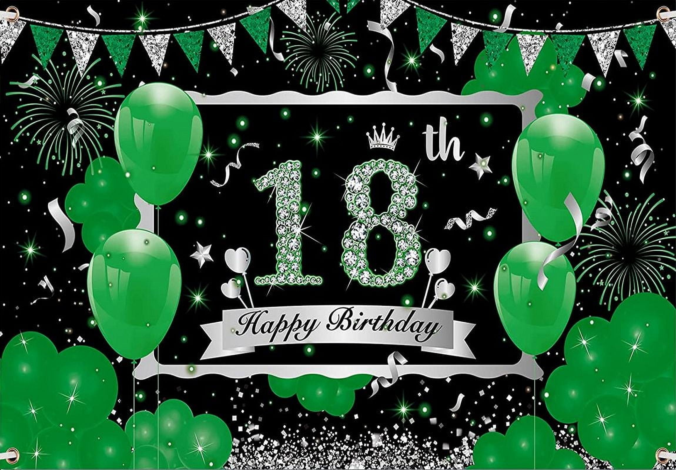 Happy 18th Birthday Boy Photography Backdrops Sweet Bar Mitzvah The ...