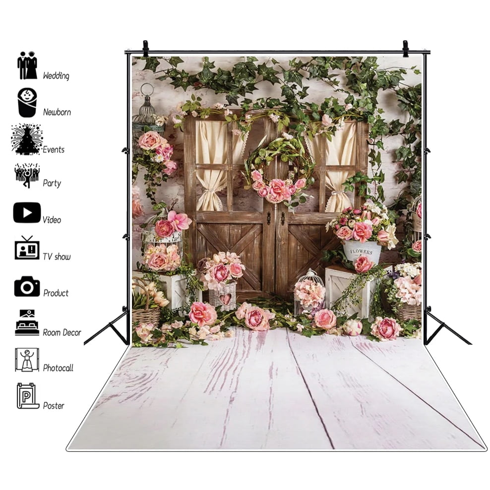 Happy 1st Birthday Backdrops For Photography Newborn Baby Shower ...