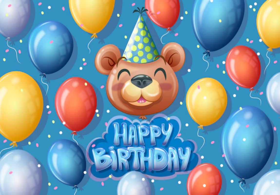 Happy 1st Birthday Background Photography Backdrops ration Photo Party Custom Backdrop Banner ...