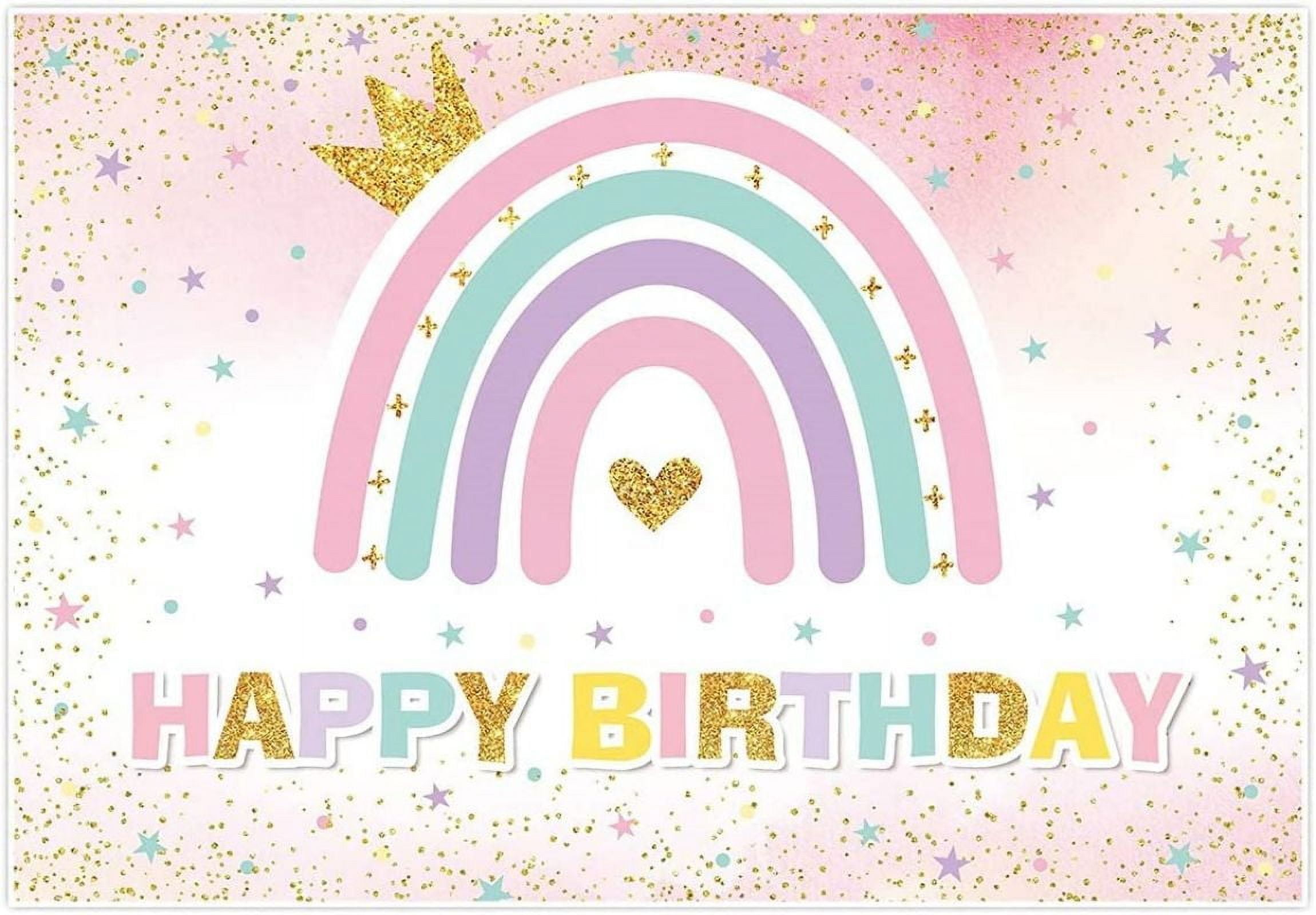 Happy 1th Birthday Background Photography Backdrops Sweet Baby Shower ...