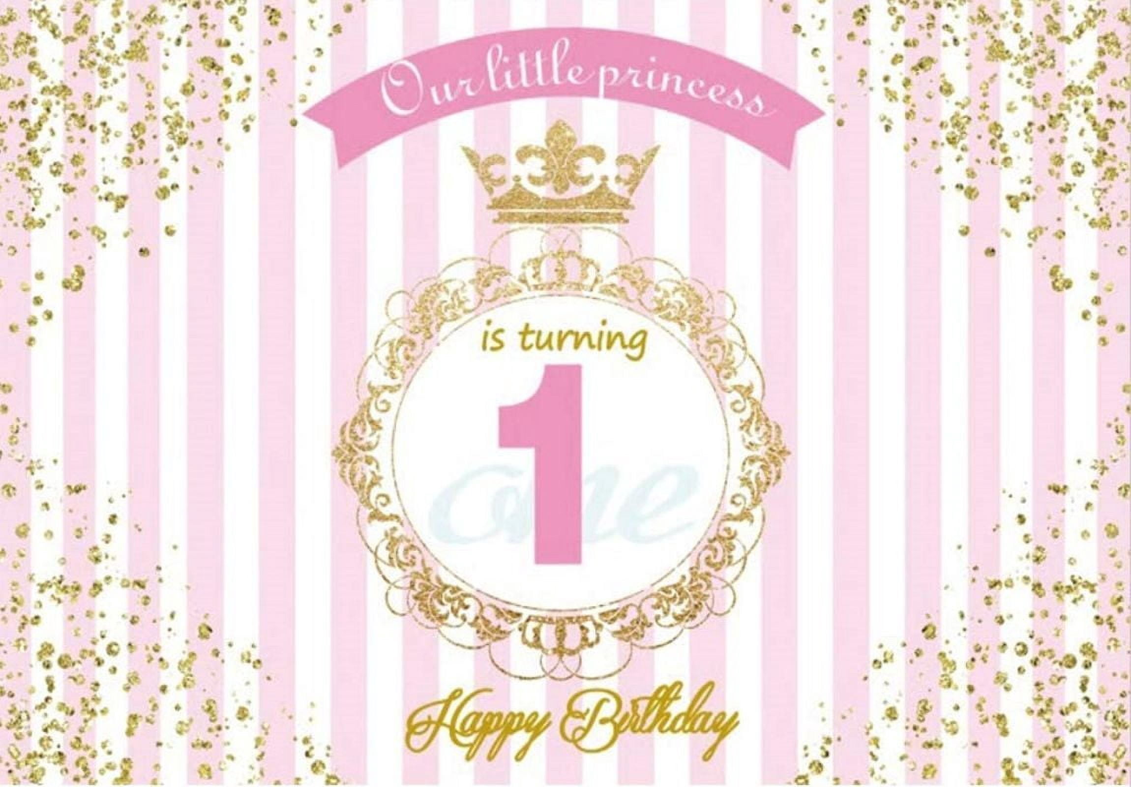Happy 1th Birthday Party Baby Shower rations Vinyl Photo Background ...