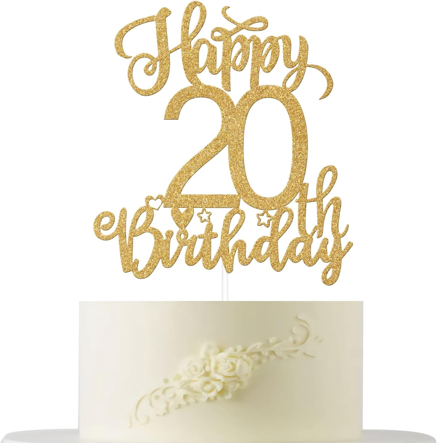 Happy 20th Birthday Cake Topper, Goodbye Teen Years 20th Bithday ...
