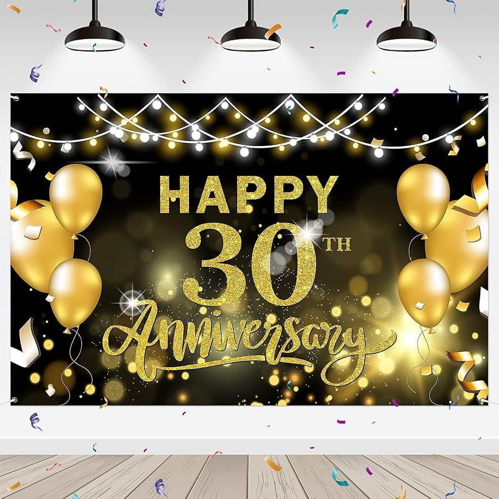 Happy 25th Anniversary Backdrop 25th Wedding Anniversary Photography ...