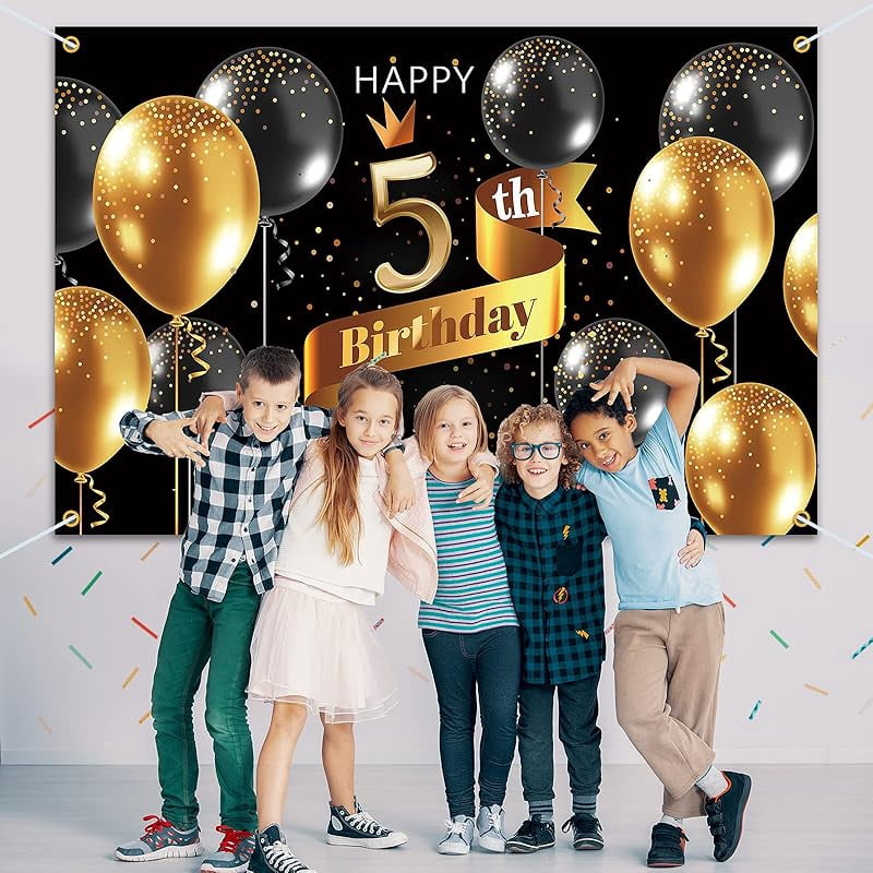 Happy 28th Birthday Backdrop Banner - 28 Birthday Party Decorations ...