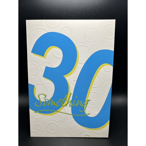 Happy 30 Something Birthday Greeting Card w/Envelope - Walmart.com