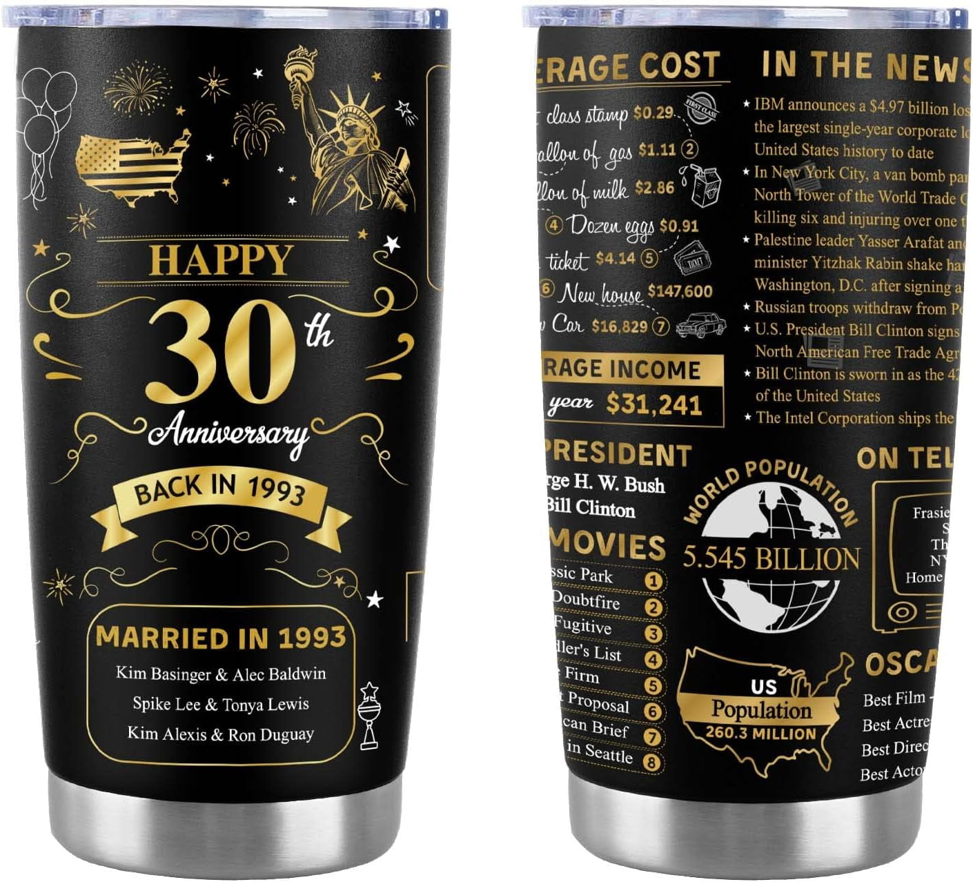 Happy 30th Anniversary Wedding Gifts for Men Women 30th Anniversary ...