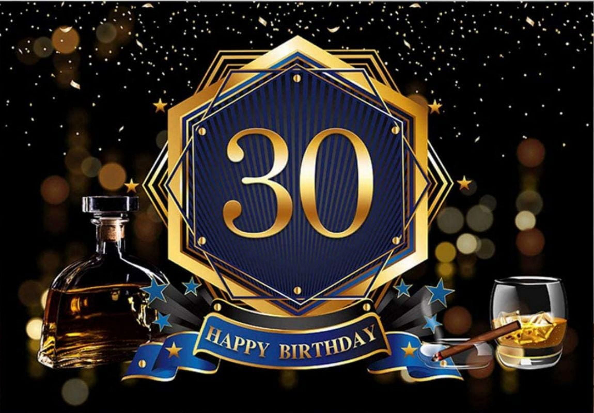 Happy 30th Birthday Backdrop Lady Talk 30 to Me Rose Gold Photography ...