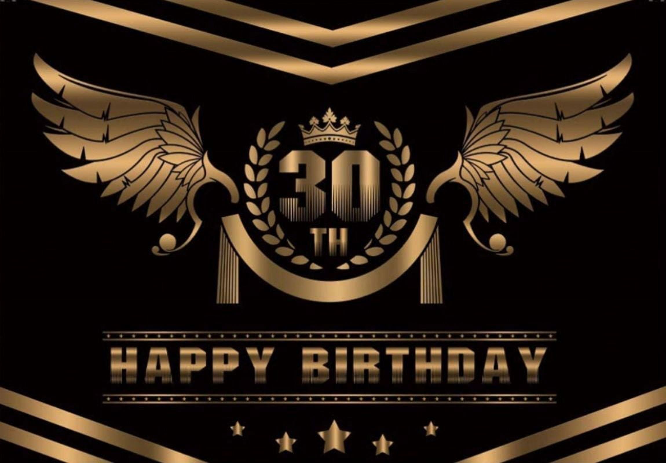 Happy 30th Birthday Backdrop Lady Talk 30 to Me Rose Gold Photography ...