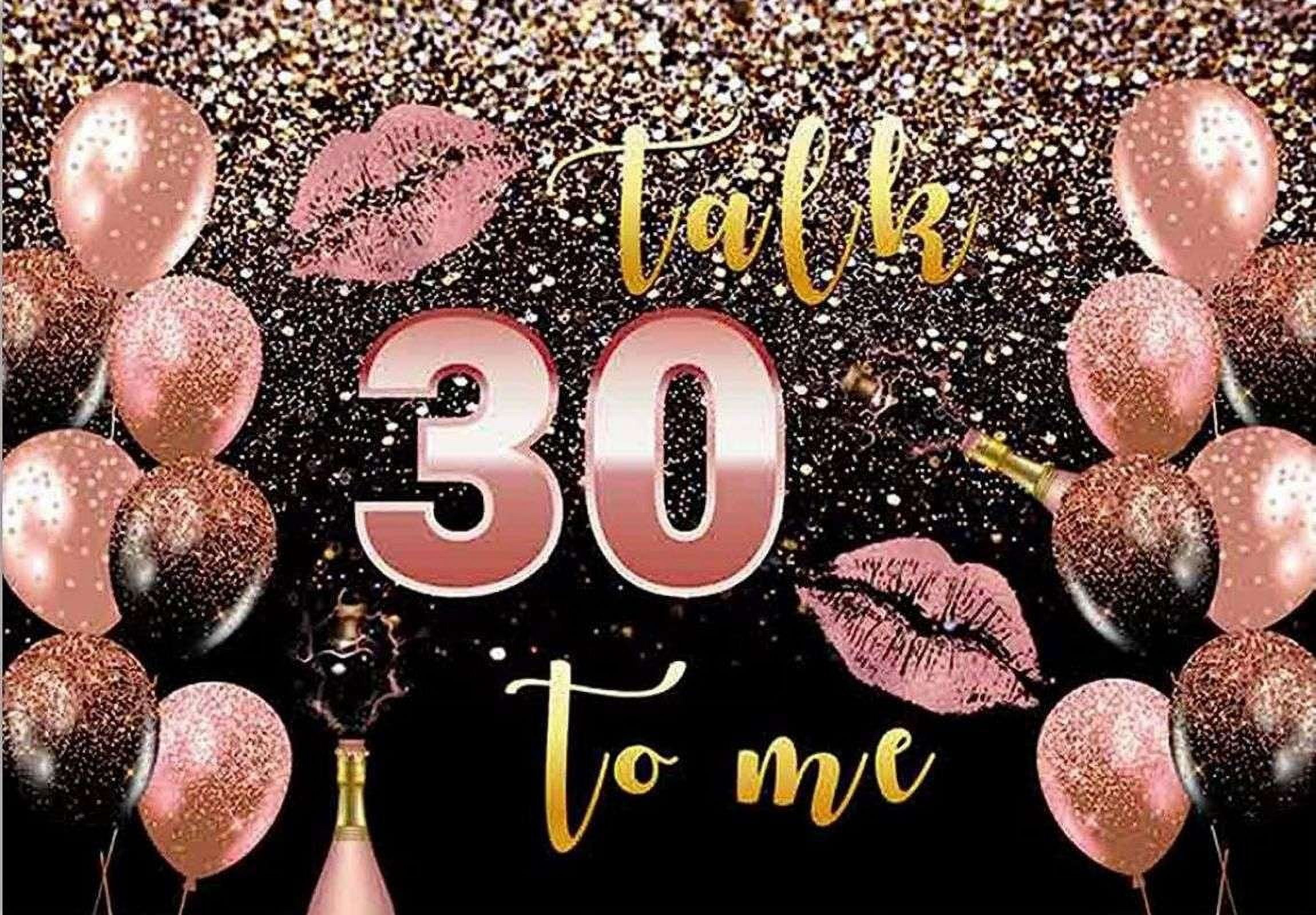 Happy 30th Birthday Background Adult Gentleman Birthday Party ration ...