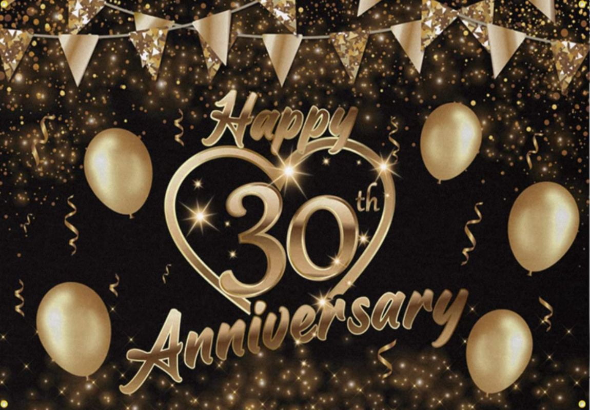 Happy 30th Birthday Background Adult Gentleman Birthday Party ration ...