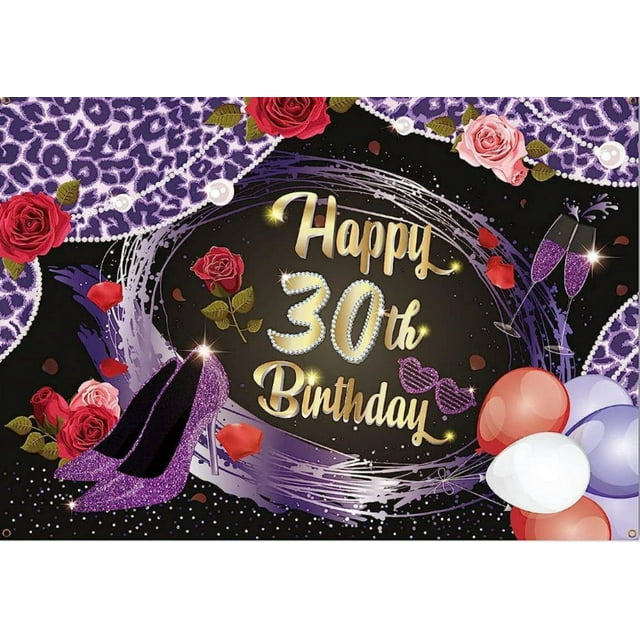 Happy 30th Birthday Banner Background Taco Bout 30 Carnivals Mexican ...