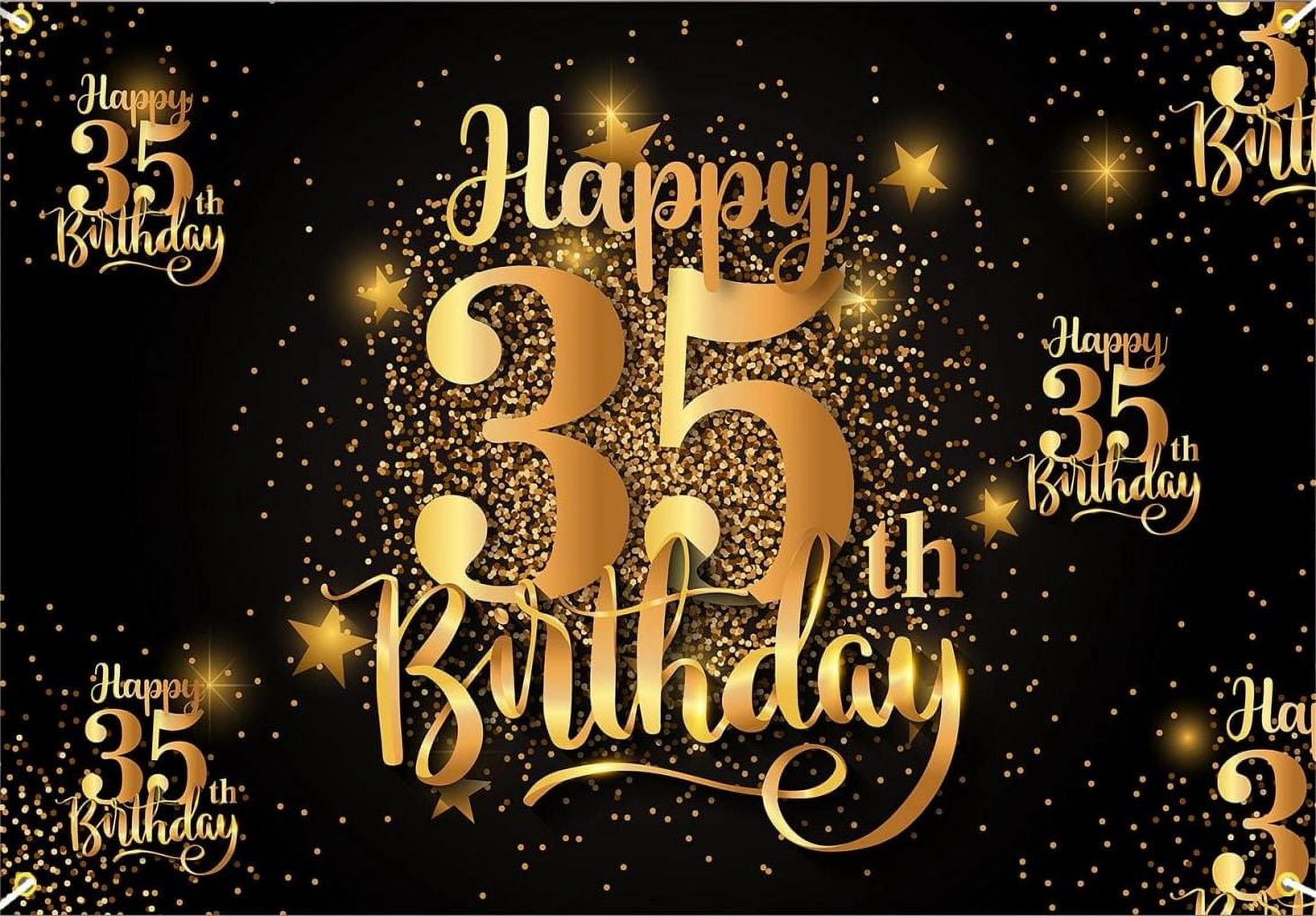Happy 31/32/33/34/35th Birthday Background Custom Backdrop Sweet Smash ...