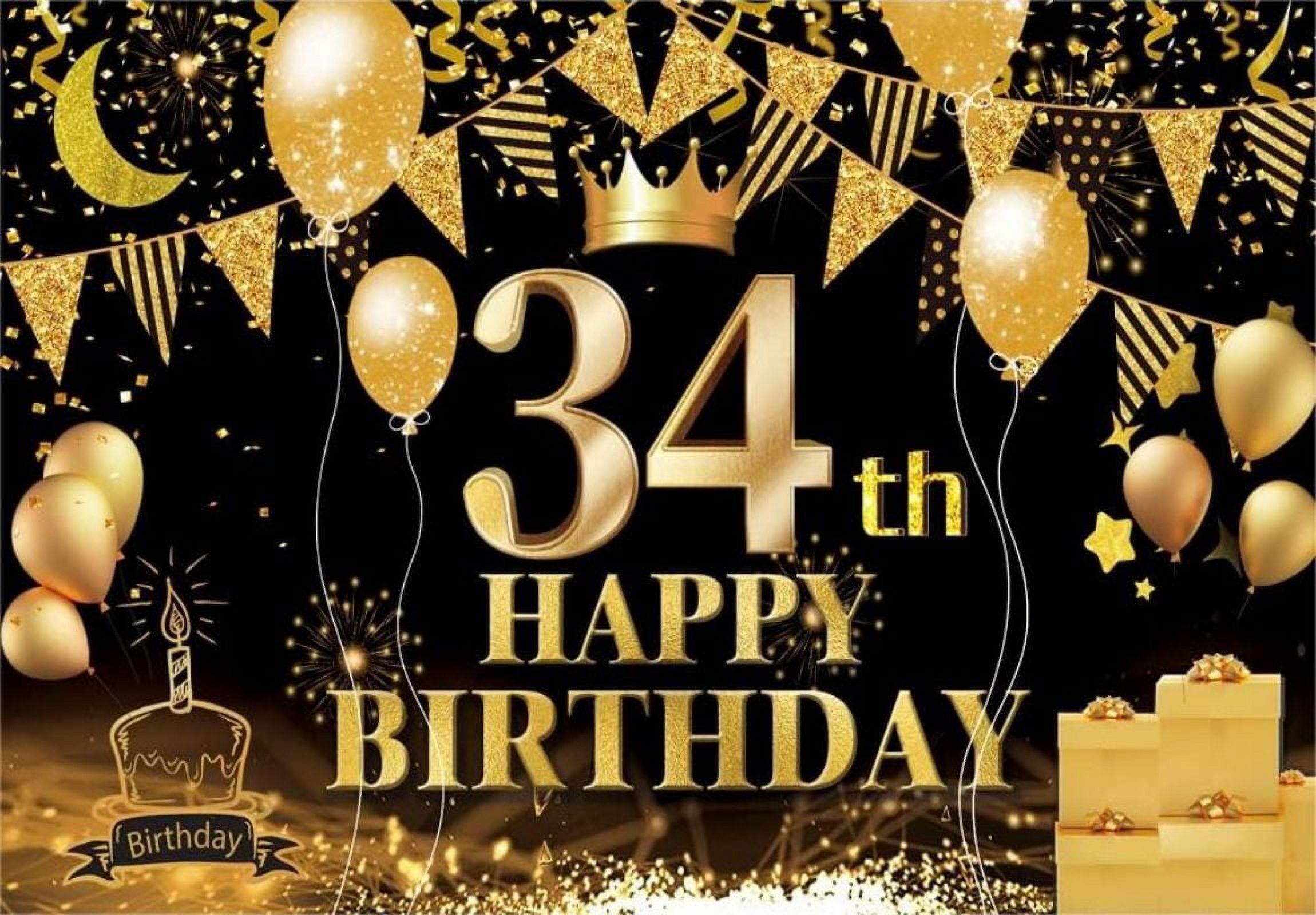 Happy 31/32/33/34/35th Birthday Green Screen Background ration ...