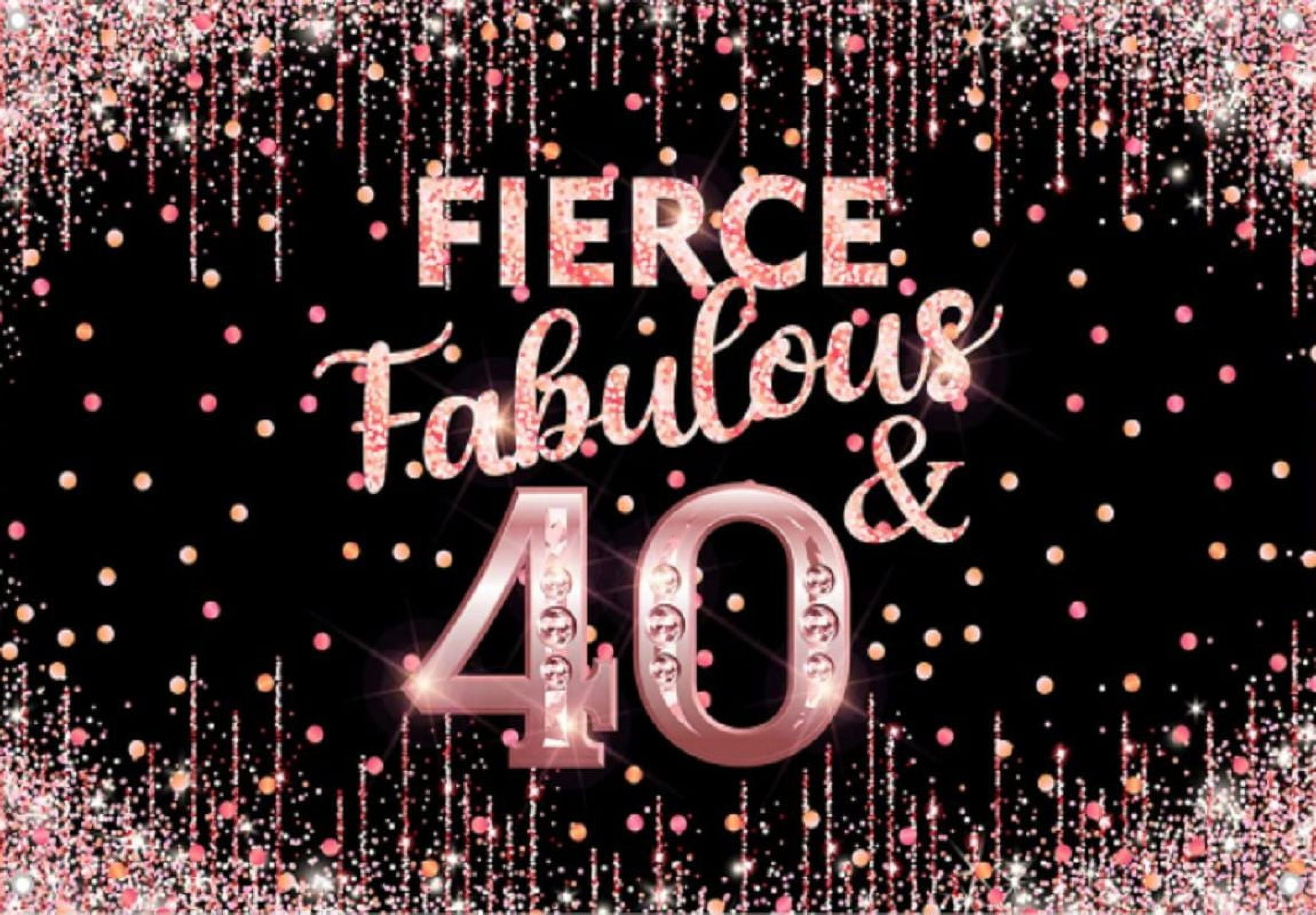 Happy 40th Birthday Background Photo Game Photography Backdrops ration ...