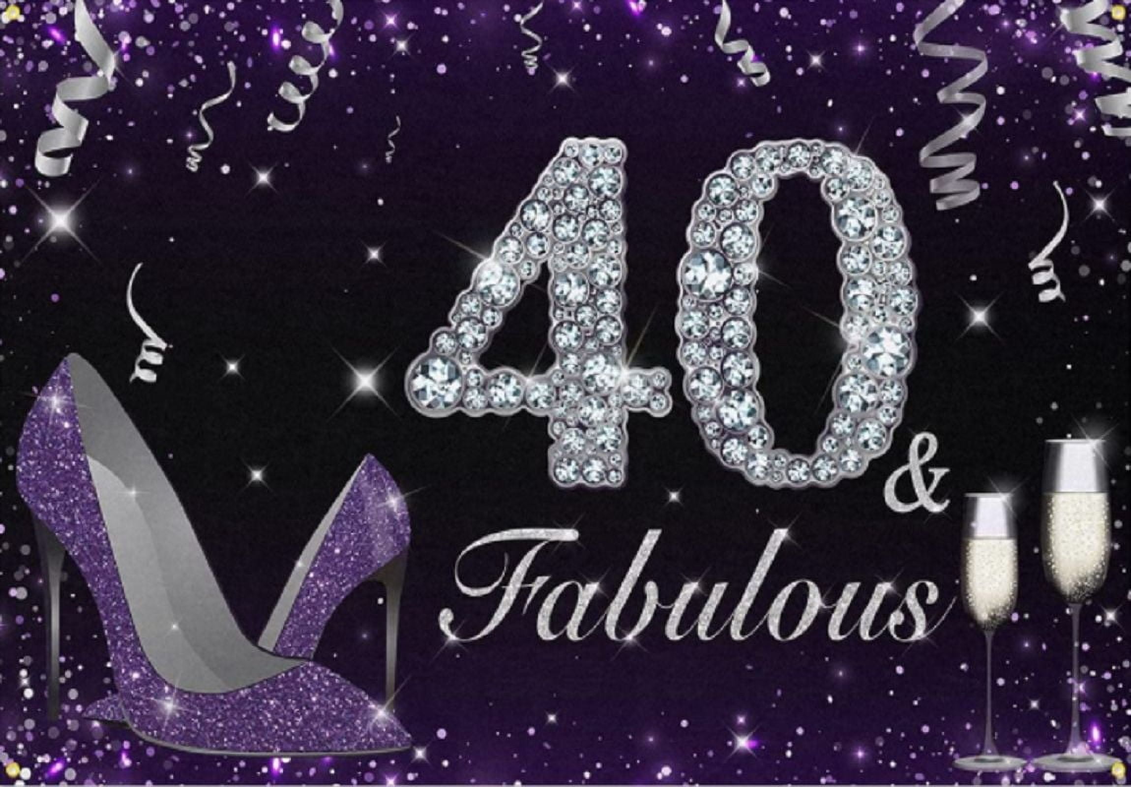 Happy 40th Birthday Background Photo Game Photography Backdrops ration ...