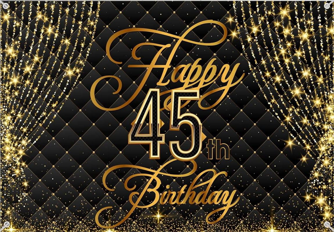 Happy 42/43/44/45/50th Birthday King ration Background Party Photocall ...