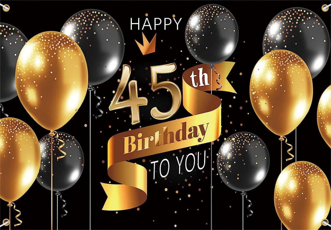 Happy 42/43/44/45/50th Birthday King ration Background Party Photocall ...