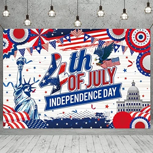 Happy 4th of July Backdrop Independence Day Backdrop for Photography ...