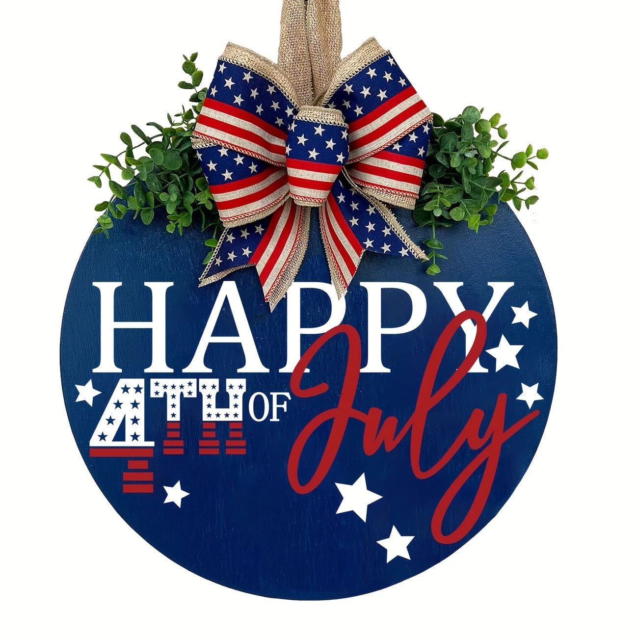 Happy 4th of July Patriotic Door Decorations Independence Day Welcome ...