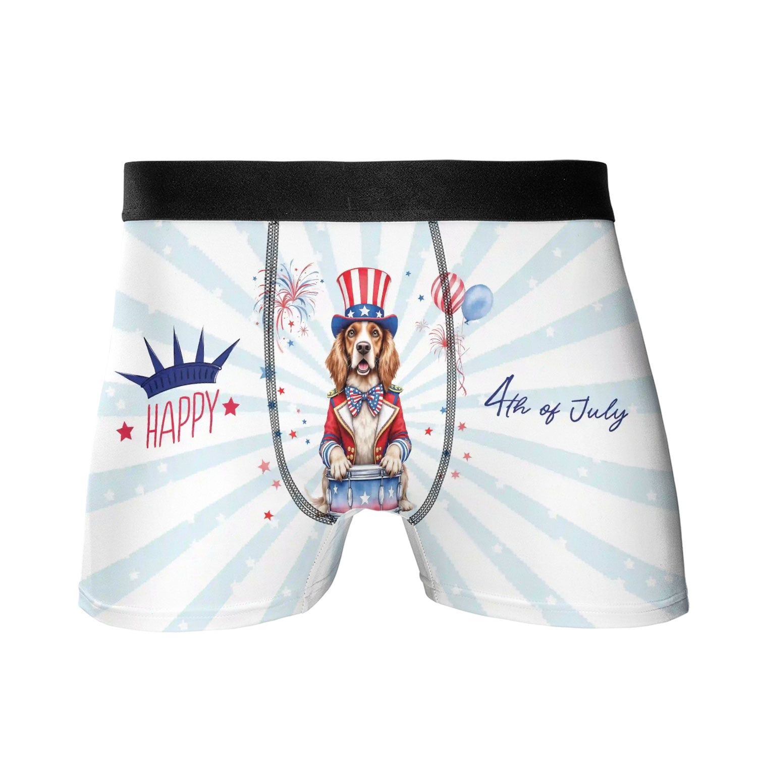 Happy 4th of July Patriotic English Setter Marching Band Uniform ...
