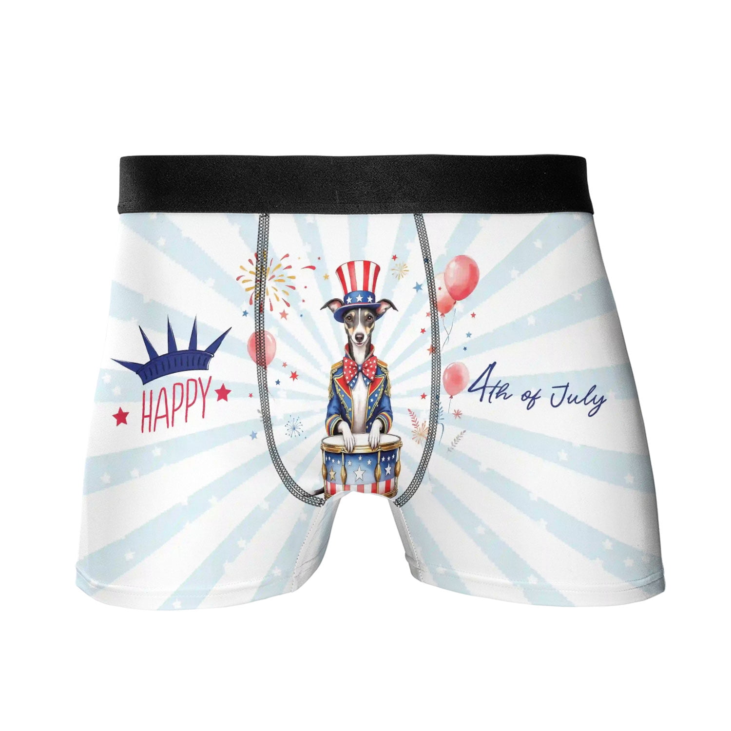 Happy 4th of July Patriotic Italian Greyhound Marching Band Uniform ...