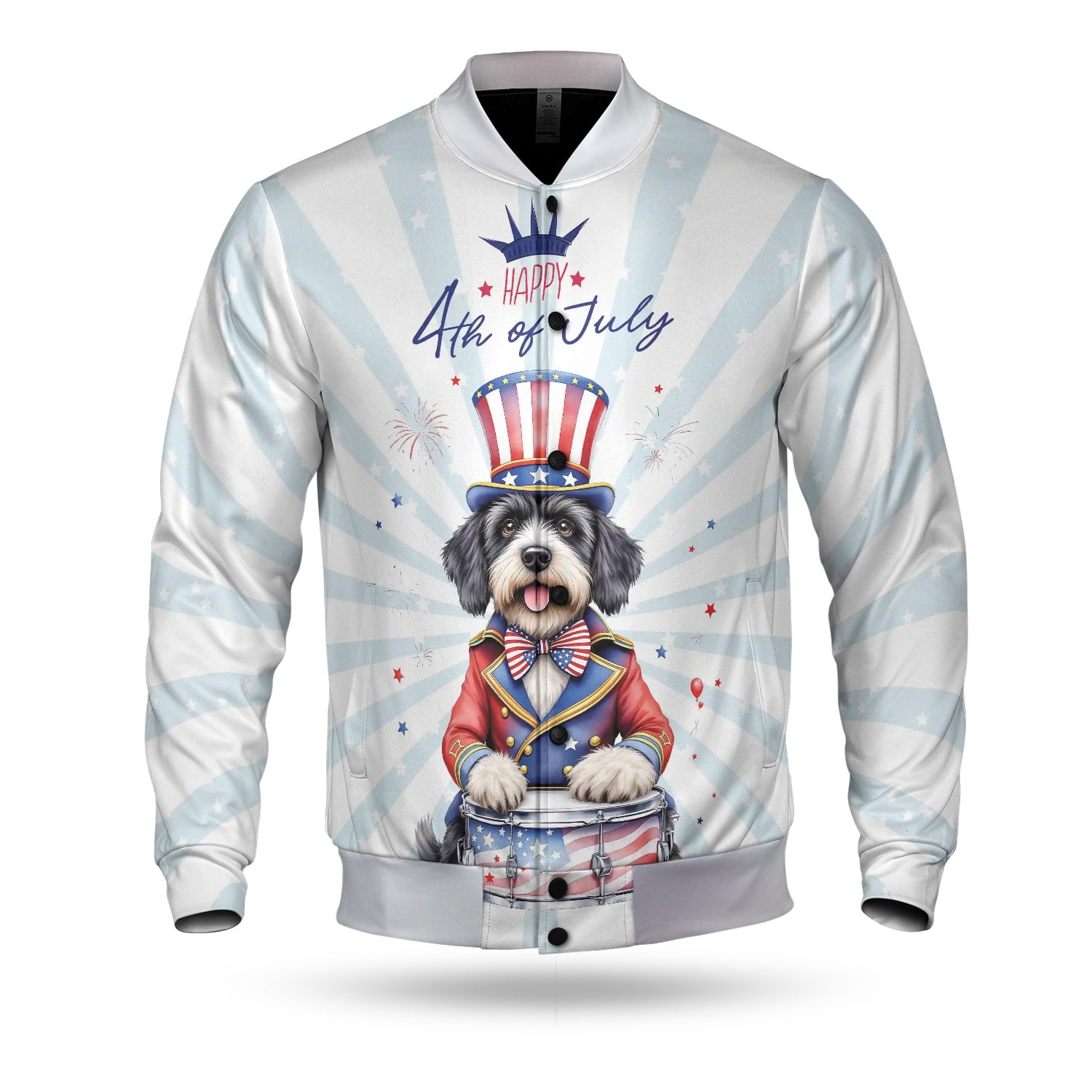 Happy 4th of July Patriotic Portuguese Water Dog Marching Band Uniform ...
