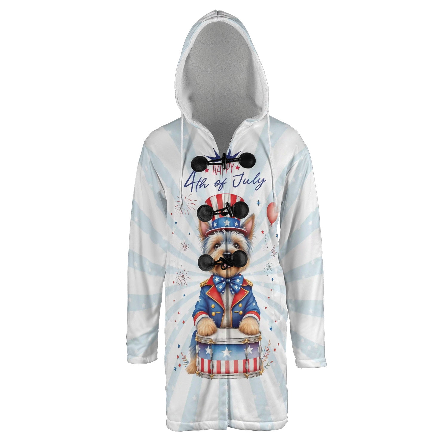Happy 4th of July Patriotic Yorkshire Terrier Marching Band Uniform ...
