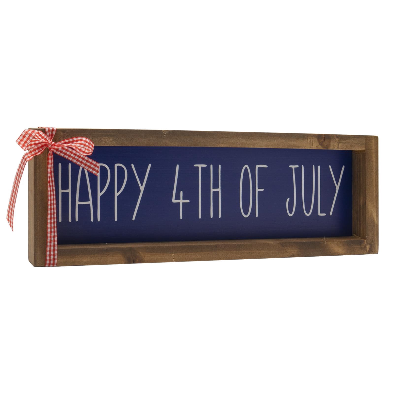 Happy 4th Of July Sign Independence Day Decorations For Home Wooden ...