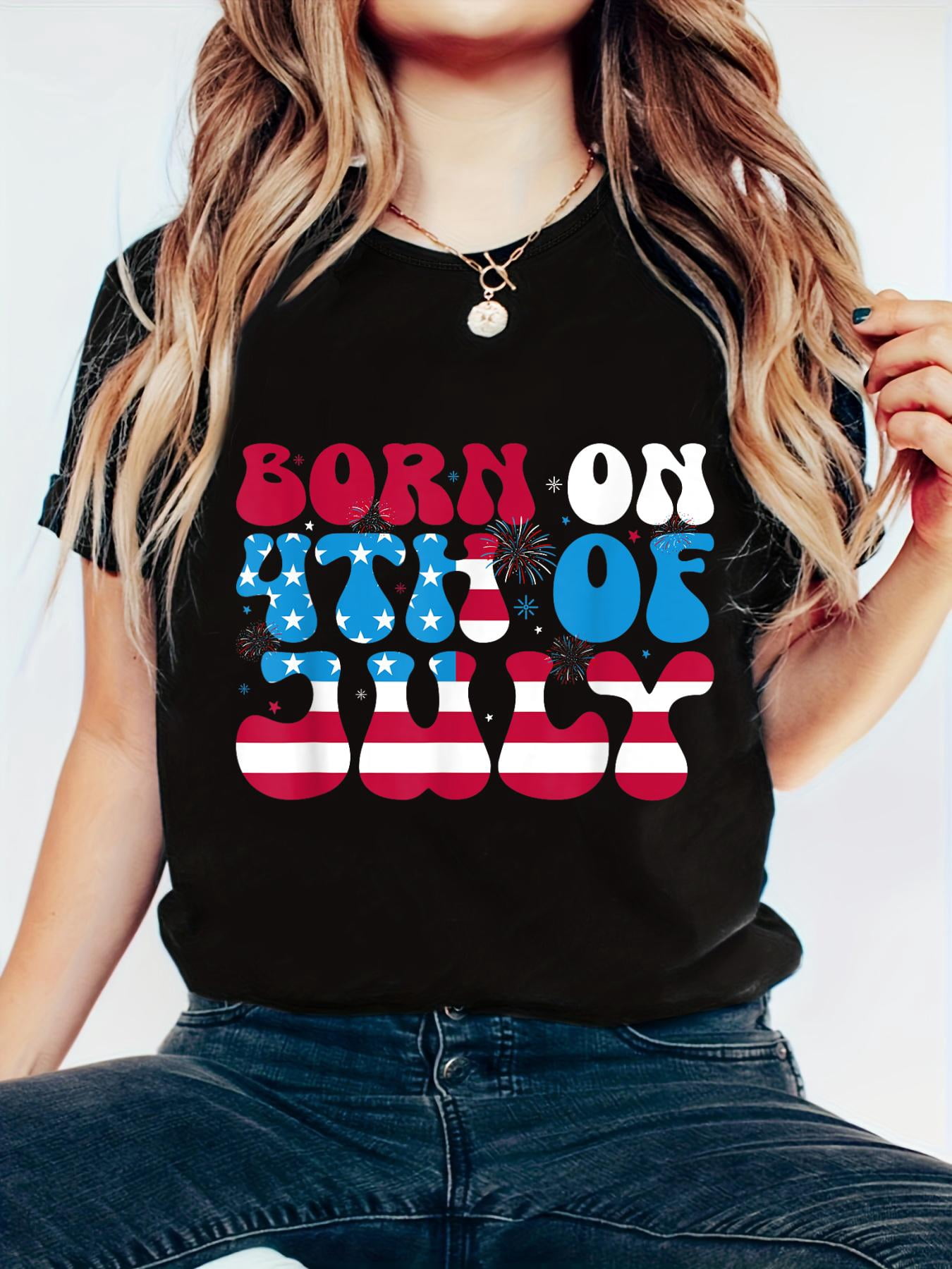 Happy 4th Of July Fireworks Retro Independence Day T-Shirt - Walmart.com