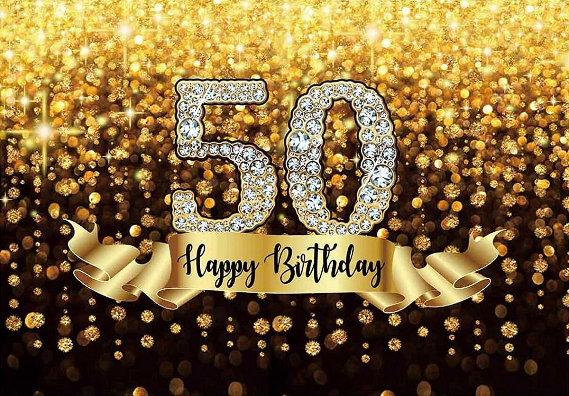 Happy 50th Birthday Background Custom Backdrop Boy Photography ...
