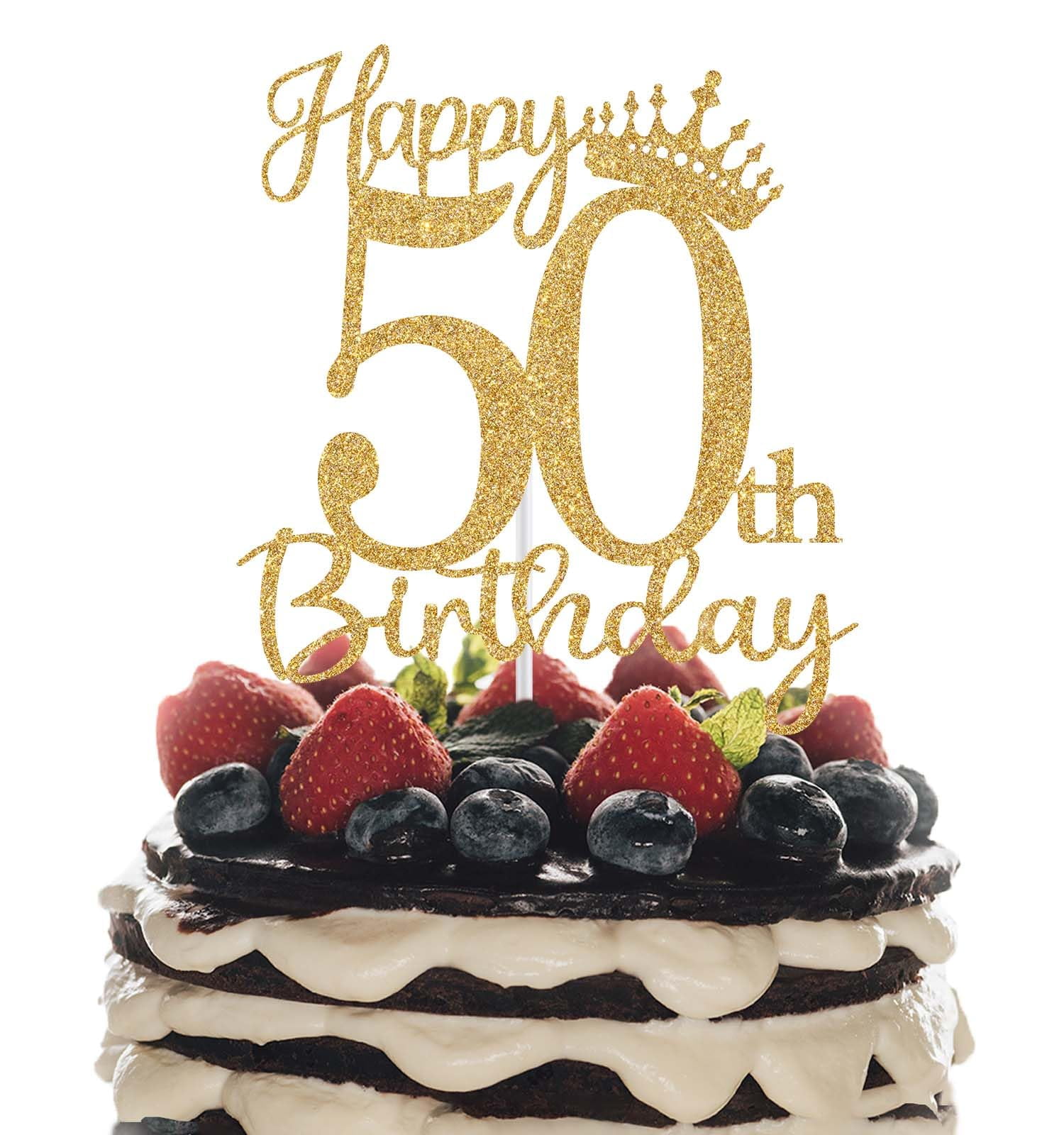 50th Birthday Cake Topper