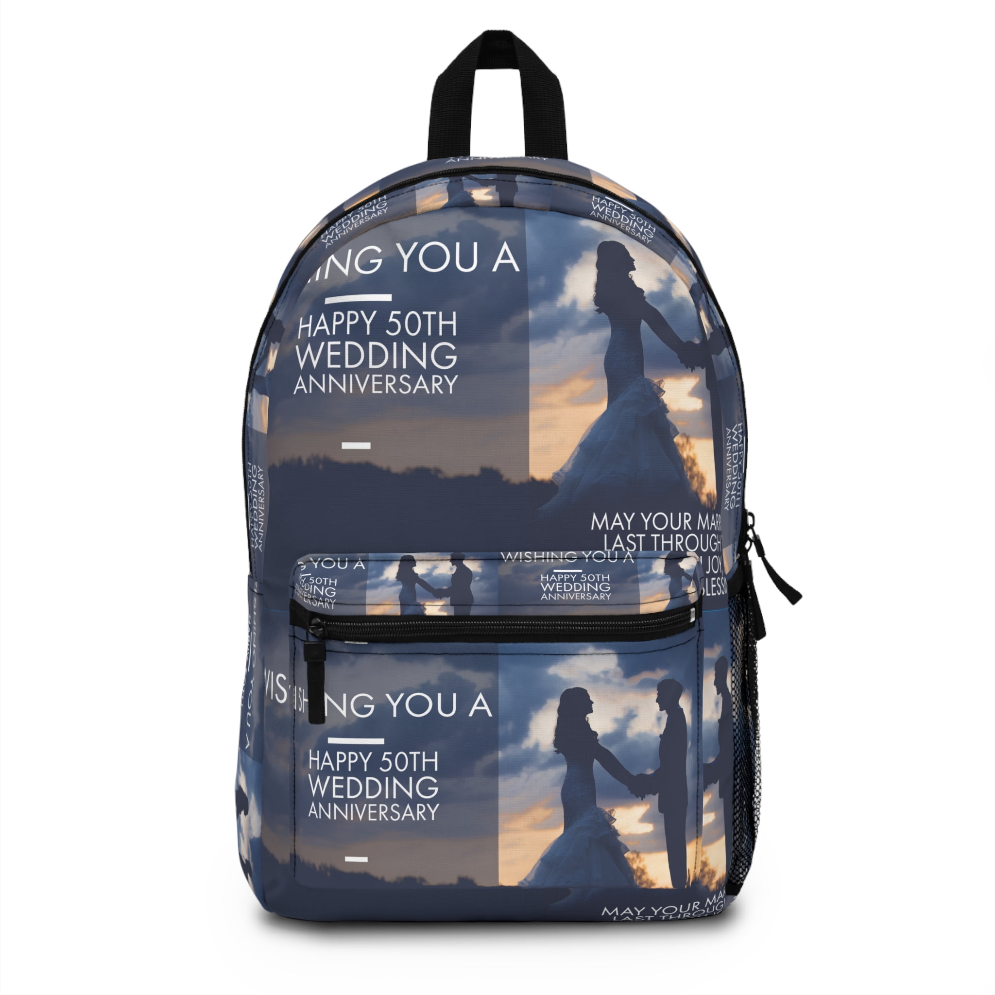 Happy 50th Wedding Anniversary Backpack (Made in USA) - Walmart.com