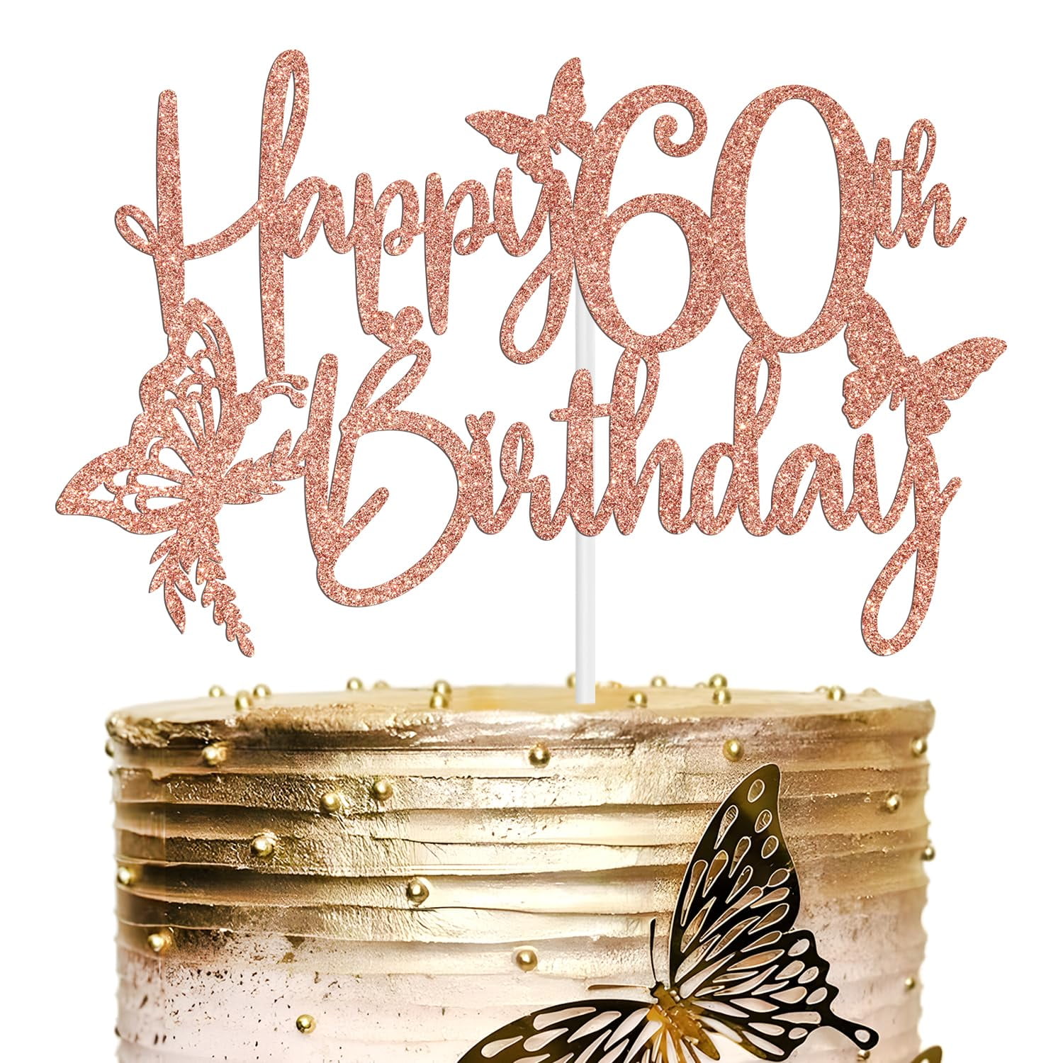 Happy 60th Birthday Cake Topper, Young RST1 Sweet Only 60, 60 Fabulous ...