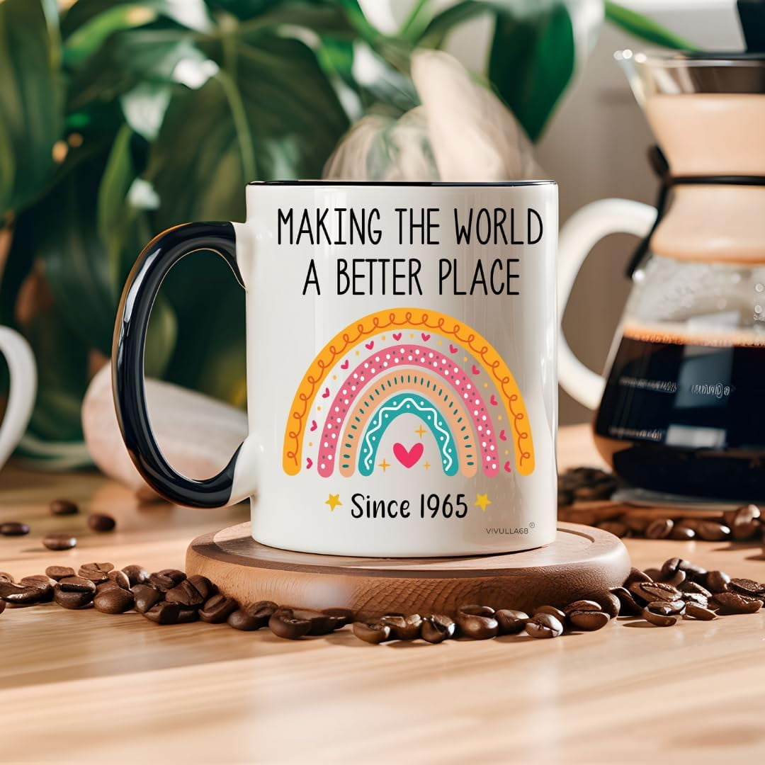 Happy 60th Birthday Coffee Mug - Fabulous 1965 Gifts for Women and Men ...