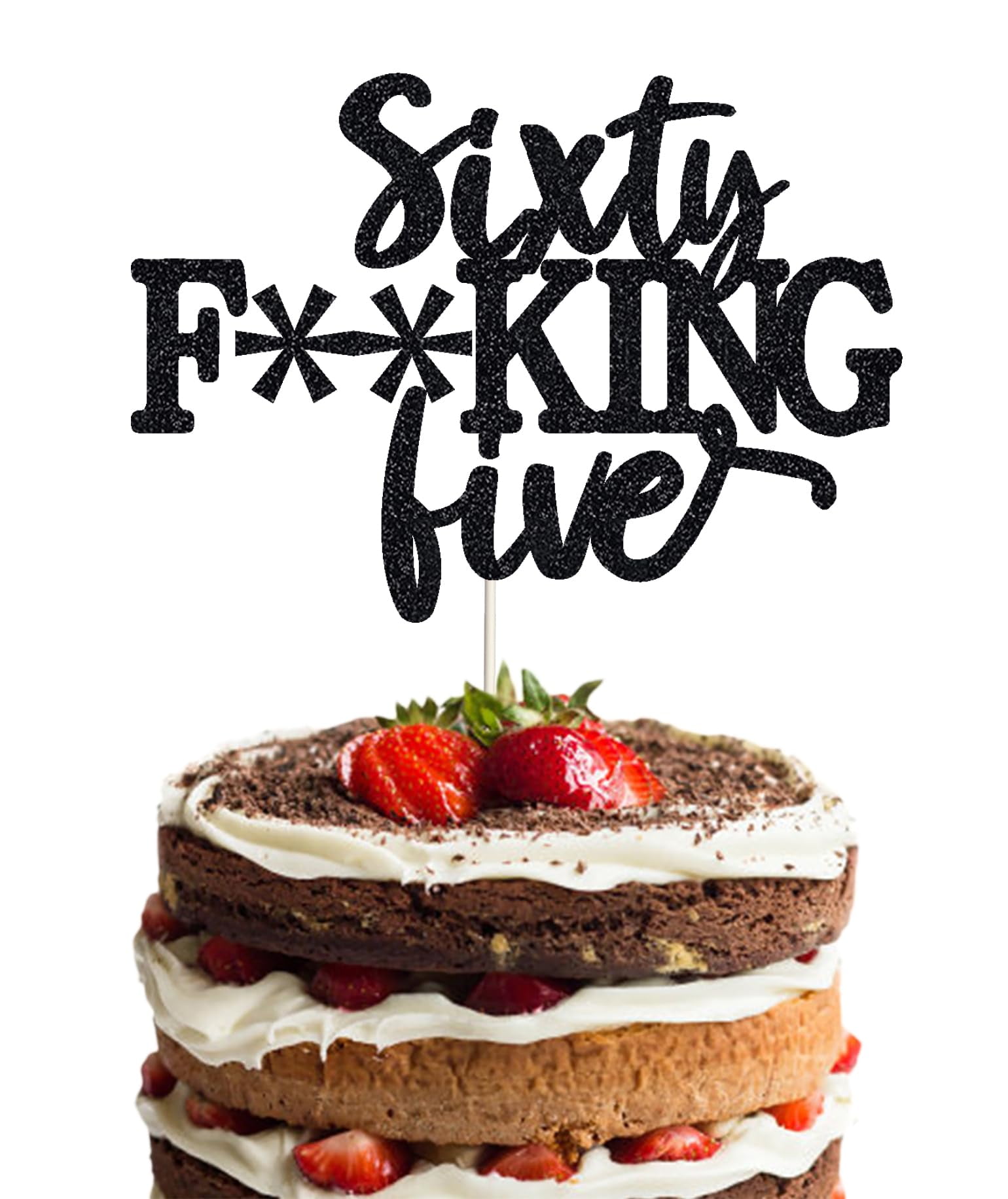 Happy 65th BirthdayITSC Cake Topper 65th birthday decorations, 65 ...