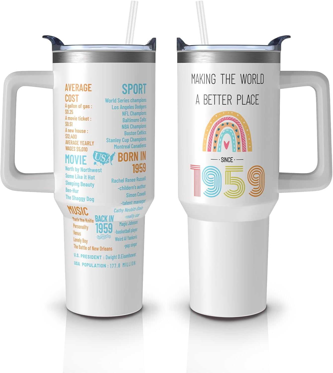 Happy 66th Birthday Gifts for Woman Her Mom- 66 Years Old Birthday ...