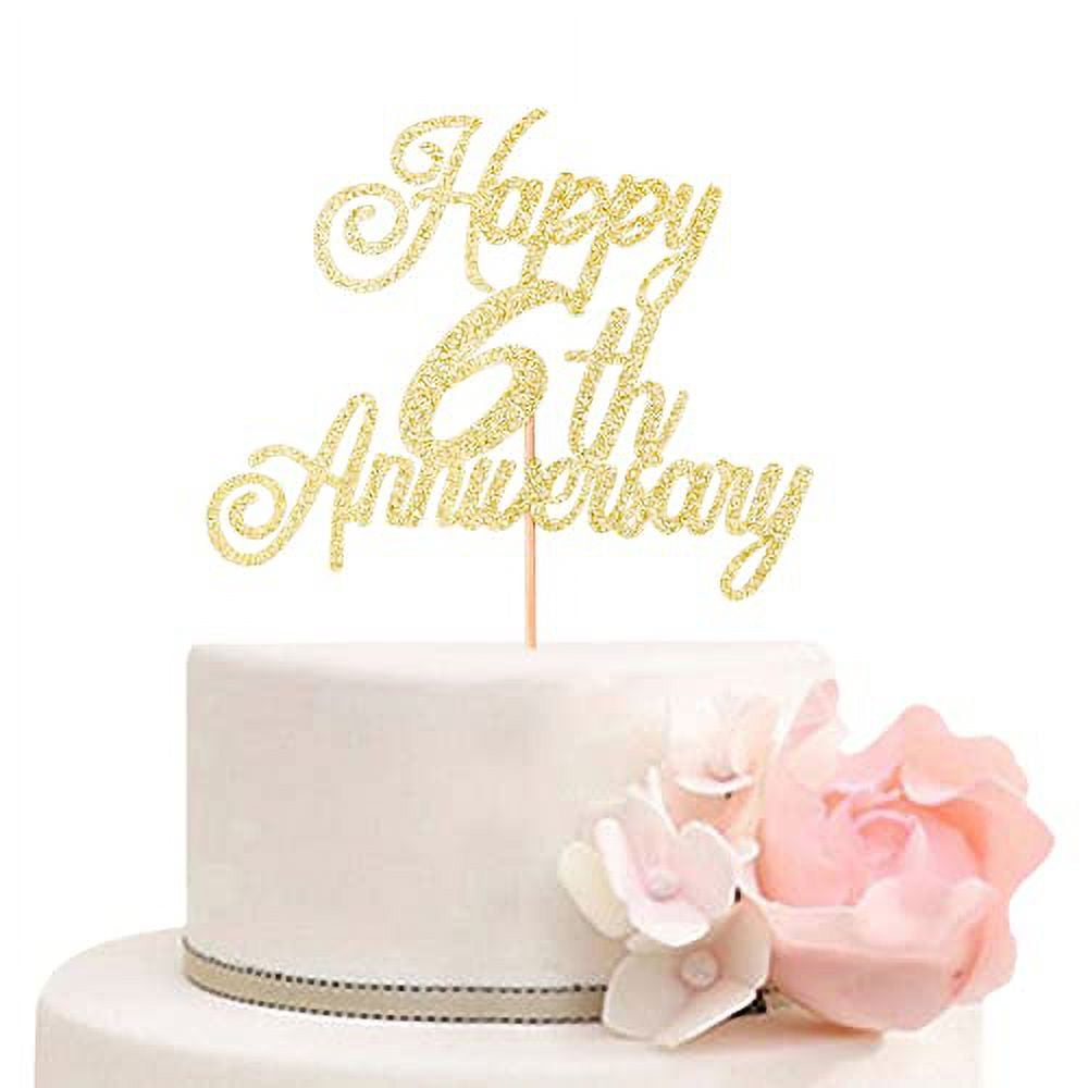 77 Birthday Cake Topper Gold Glitter, Party Decoration, 46% OFF